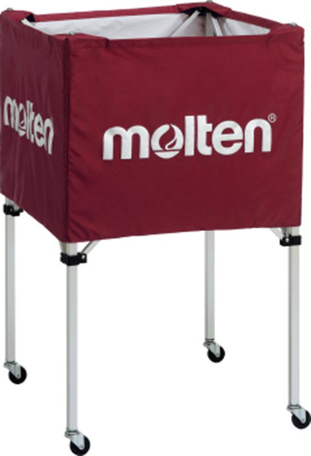 モルテン MT-BK0023E 折りたたみ式ボールカゴ（エンジ・サイズ：中・背高）Molten[MTBK0023E] 返品種別A
