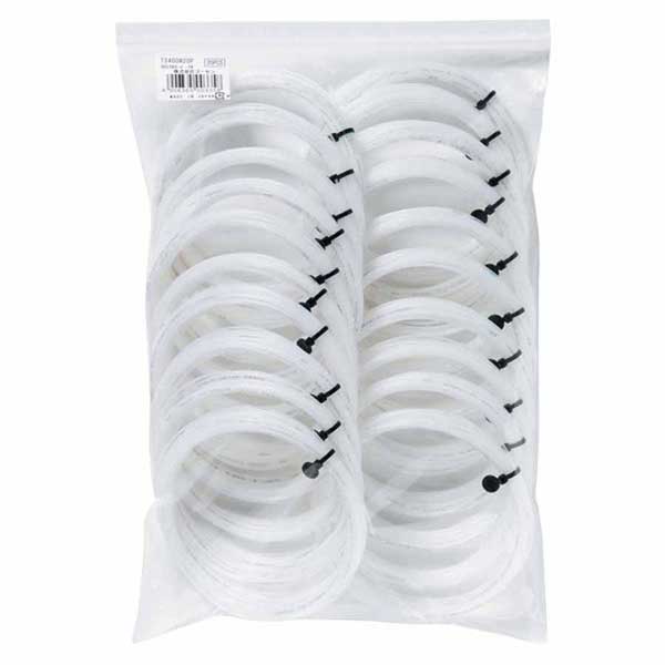 ゴーセン 硬式テニス用ガット　ミクロII 15L　20張入（ホワイト・1.35mm×12.2m） GOS-TS412W20P返品種別A