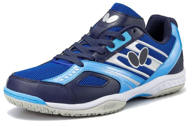 バタフライ BUT-93630-408-26.5 卓球シューズ レゾライン マッハ（ネイビー×ブルー・サイズ：26.5cm）[BUT93630408265] 返品種別A