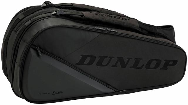ダンロップ DUN-DTC2480-840 ラケットバッグ12（ブラックブラック）DUNLOP　DTC-2480[DUNDTC2480840] 返品種別A