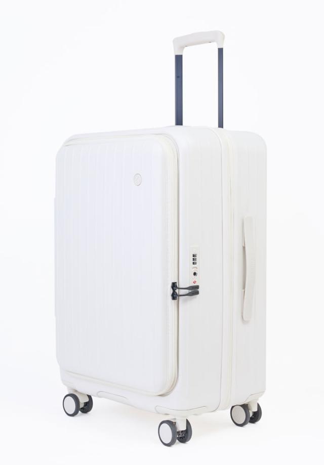 ティエラル TTMR2*03002 スーツケース　（M）　70/80L（Milky White）TIERRAL TOMARU 2.0 M MILKY WHITE[TTMR203002] 返品種別B