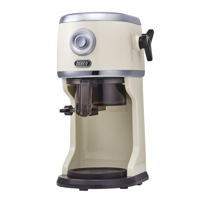 ラドンナ K-IS14-MW コンパクト電動ふわふわかき氷器　ミルキーホワイトToffy[KIS14MW] 返品種別A