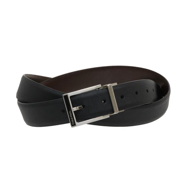 カルバン・クライン 11CK010021 リバーシブルベルト Reversible Belt（Black / Dark Brown） [11CK010021] 返品種別B