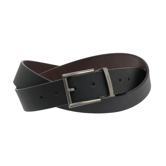 カルバン・クライン 11CK010025 リバーシブルベルト Reversible Belt（Black / Dark Brown） [11CK010025] 返品種別B