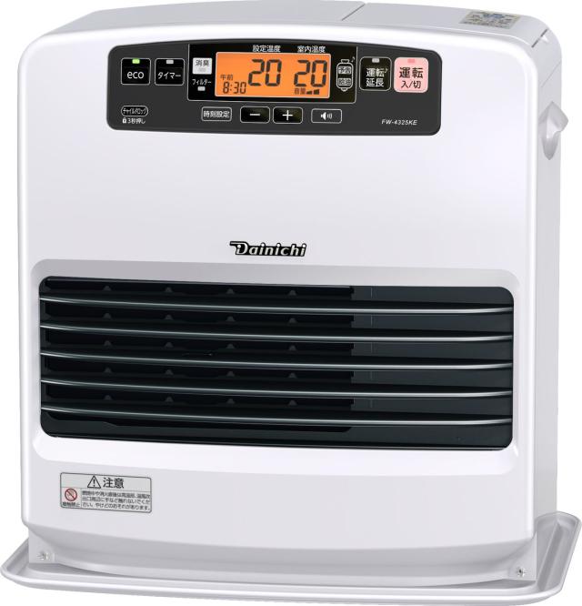 ダイニチ FW-4325KE-W 石油ファンヒーター（木造11畳/コンクリート15畳まで ムーンホワイト）【暖房器具】DAINICHI[FW4325KEW] 返品種別A