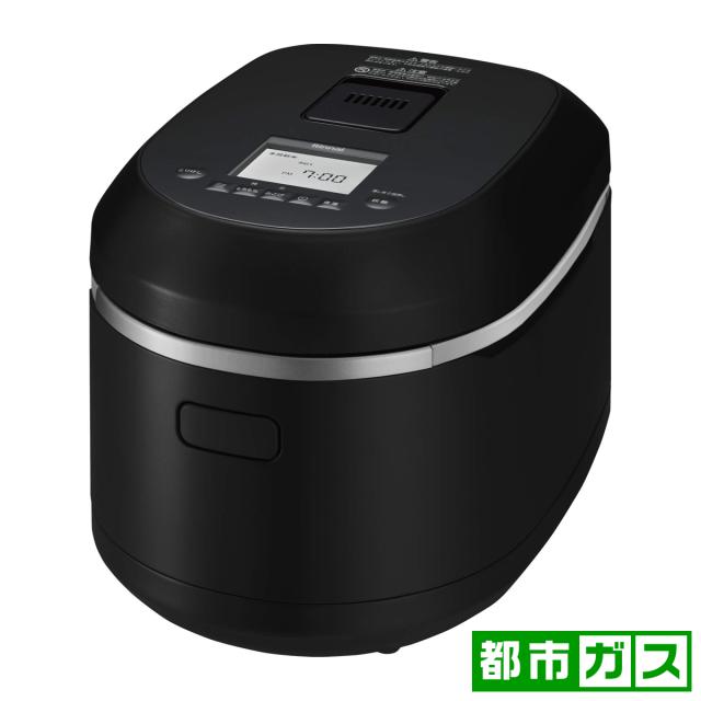リンナイ タイマー付ガス炊飯器（5.5合炊き）　マットブラック【都市ガス12A13A用】 Rinnai　直火匠 RR-055MTT(MB)-13A返品種別A