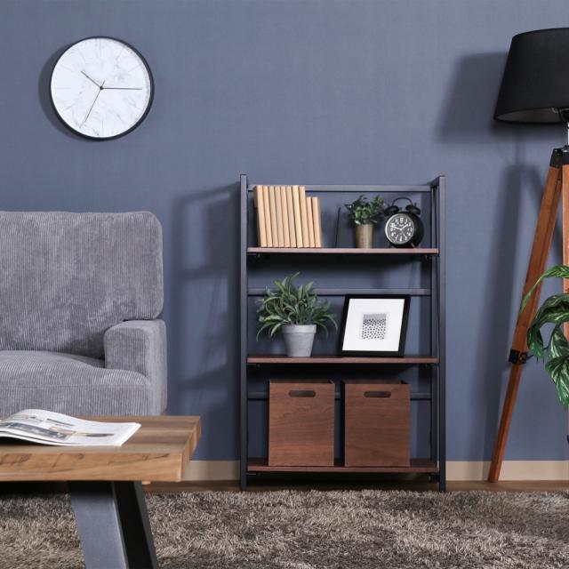 不二貿易 73638(フジボウエキ) 折りたたみシェルフ アロン3段 (ブラウン)[73638フジボウエキ] 返品種別Aの通販はau PAY ...