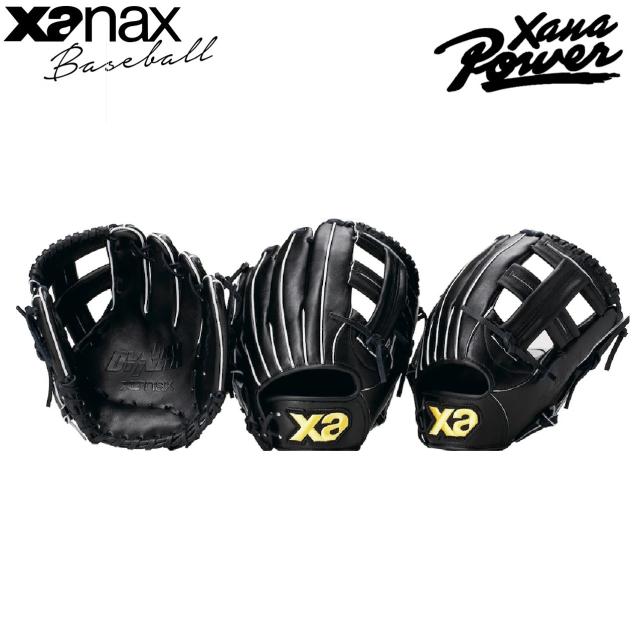 ザナックス ジュニア 軟式ソフト兼用グラブ（ブラック・左投用） BJG-8151 90 L返品種別A