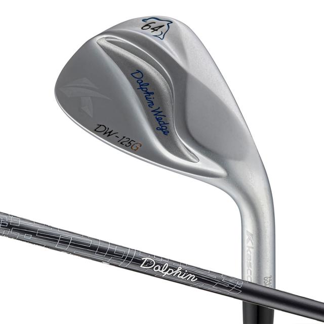 キャスコ DW-125G-CB-W-64 ドルフィンウェッジ DW-125G ロフト角：64°(セミグースネック)【Dolphin DP-231 カーボンシャフト・フレックス：WEDGE】Kasco DOLPHIN WEDGE[DW125GCBW64] 返品種別A