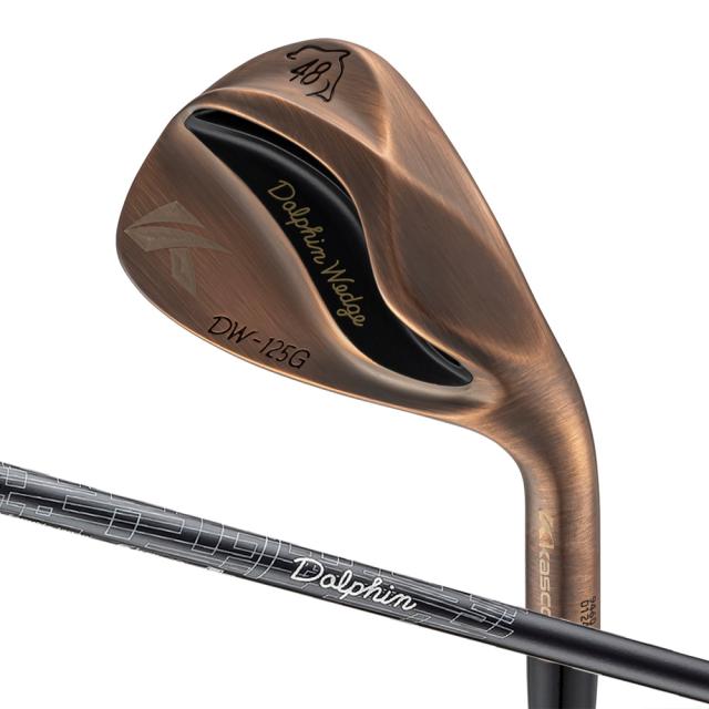キャスコ DW-125G-C-CB-W-48 ドルフィンウェッジ DW-125G Copper ロフト角：48°(セミグースネック)【Dolphin DP-231 カーボンシャフト・フレックス：WEDGE】kasco DOLPHIN WEDGE[DW125GCCBW48] 返品種別A