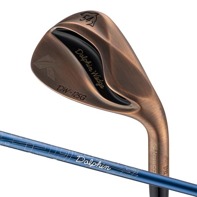 キャスコ DW-125G-C-CB-L-54 ドルフィンウェッジ DW-125G Copper for LADIES ロフト角：54°(セミグースネック)【Dolphin DP-231 L カーボンシャフト・フレックス：L】kasco DOLPHIN WEDGE[DW125GCCBL54] 返品種別A