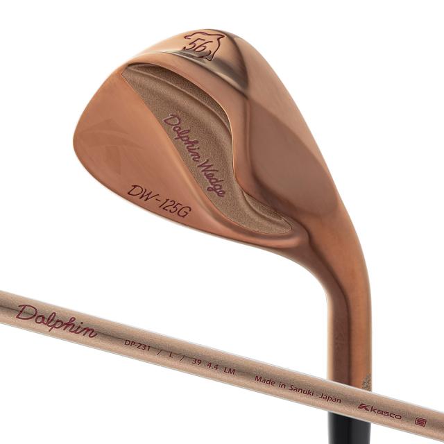 キャスコ DW-125G-PG-56 ドルフィンウェッジ DW-125G PinkGold for LADIES ロフト角：56°(セミグースネック)【限定カラー Dolphin DP-231 カーボンシャフト・フレックス：L】kasco DOLPHIN WEDGE[DW125GPG56] 返品種別A