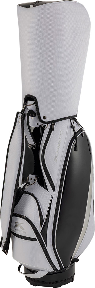 キャスコ KS-0105-WH/SV キャディバッグ（ホワイト/シルバー・9型・47インチ対応）kasco[KS0105WHSV] 返品種別A