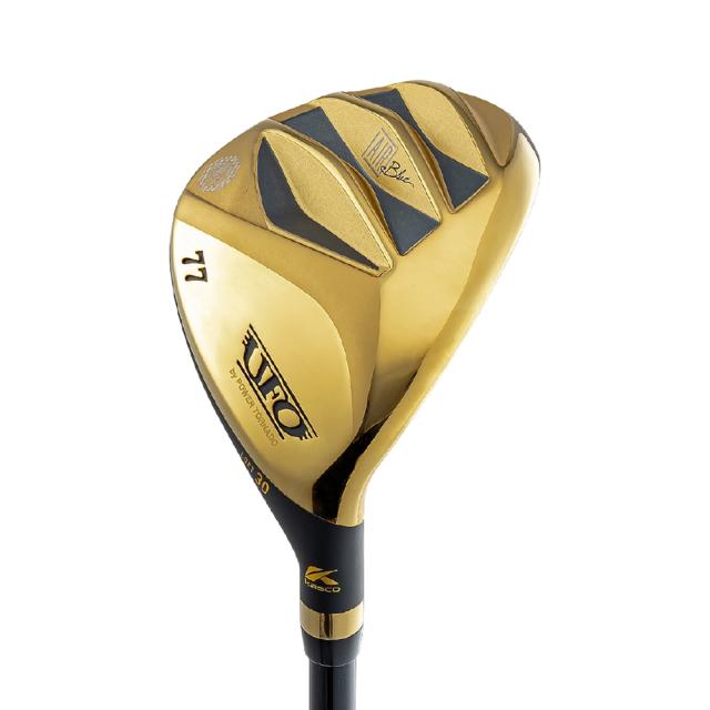 キャスコ UFO AIR UT by POWER TORNADO GOLD仕様 #77（Falconshaft AIR UT・フレックス：S） kasco UFO-AIR-UT-GD-S-77返品種別A