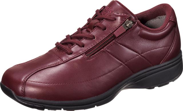 アサヒメディカルウォーク レディース ウォーキングシューズ メディカルウォーク LF（ワイン・サイズ：24.5cm） LF-ワイン-245返品種別A