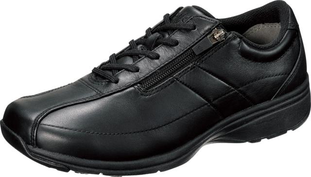 アサヒメディカルウォーク レディース ウォーキングシューズ メディカルウォーク LF（ブラック・サイズ：24.5cm） LF-BLK-245返品種別A