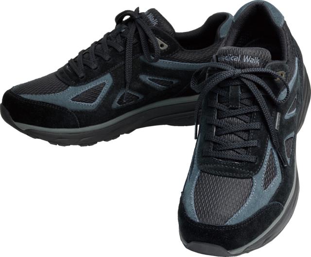 アサヒメディカルウォーク GT-036-BLK-275 ユニセックス ウォーキングシューズ メディカルウォーク GT 036（ブラック・サイズ：27.5cm）KV78522[GT036BLK275] 返品種別A