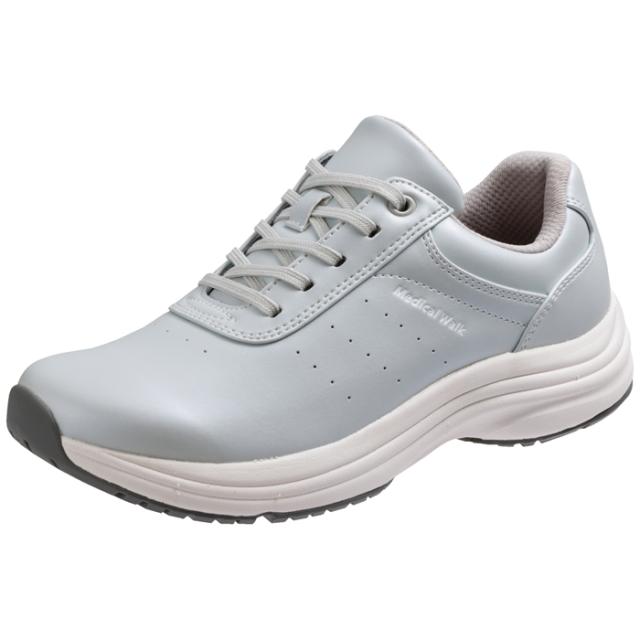 アサヒメディカルウォーク WK-L041-グレメタリツク-245 レディース ウォーキングシューズ メディカルウォーク WK L041（グレーメタリック・サイズ：24.5cm）KV78572AA[WKL041グレメタリツク245] 返品種別A