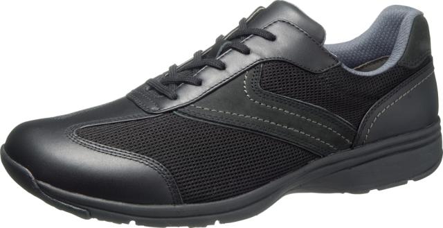 アサヒメディカルウォーク メンズ ウォーキングシューズ メディカルウォーク MS-C（ブラック・サイズ：25.0cm） MS-C-BLK-250返品種別A