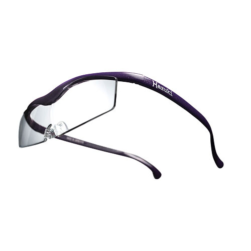 ハズキ ハズキルーペ コンパクト クリアレンズ（紫）1.6倍【正規品】 Hazuki ハズキコンパクト1.6クリア-ムラサ返品種別B