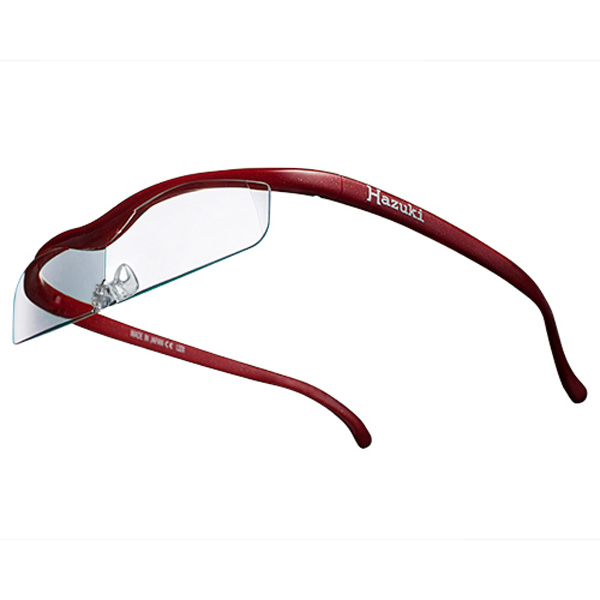 ハズキ ハズキク-ル1.6クリア-アカ ハズキルーペ クール クリアレンズ（赤）1.6倍【正規品】Hazuki[ハズキクル16クリアアカ] 返品種別B