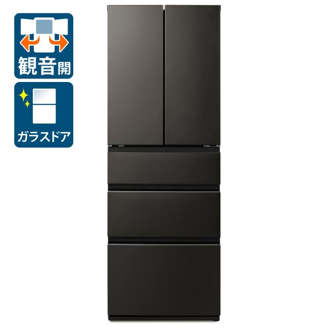 アイリスオーヤマ IRSN-FX43A-H 428L 5ドア冷蔵庫(ノーブルグレー)IRIS[IRSNFX43AH] 返品種別A