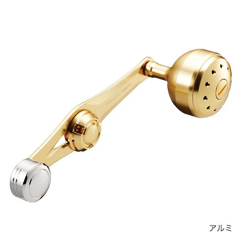 シマノ 034328 夢屋 パワーバランスハンドル 65mm(アルミゴールド) ハンドルBH-1 ノブASHIMANO YUMEYA[034328シマノ] 返品種別A