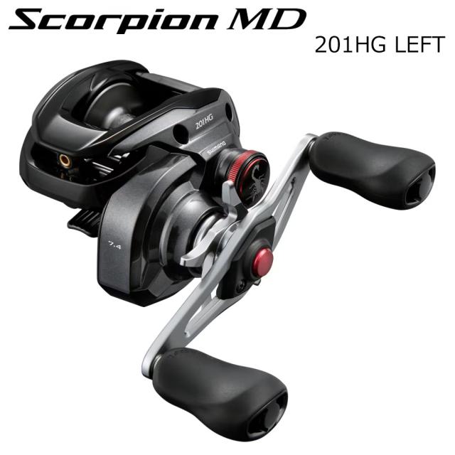 シマノ 24スコーピオンMD 201HG 24 スコーピオン MD 201HG 左ハンドルSHIMANO 24SCORPION MD 201HG LEFT[046901シマノ] 返品種別A