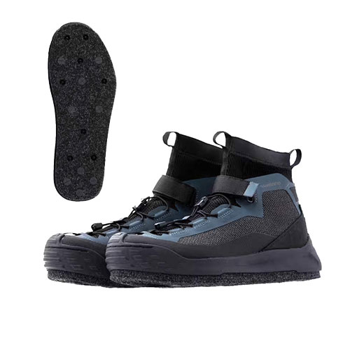 シマノ 108531 ロックシューズ カットラバーピンフェルト 27.0cm（ブルーグレー）SHIMANO FS-021X[108531シマノ] 返品種別A