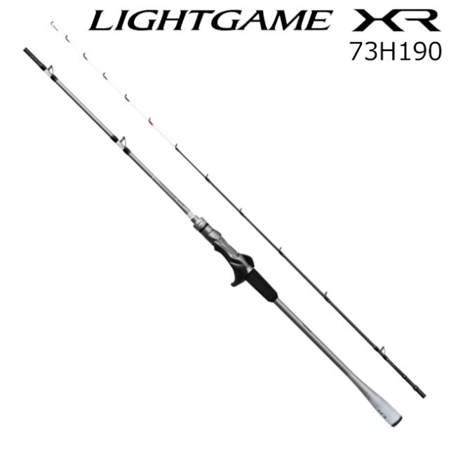 シマノ 24ライトゲームXR 73H190 24 ライトゲーム XR 73H190 7:3調子SHIMANO 汎用船竿[266880シマノ] 返品種別A
