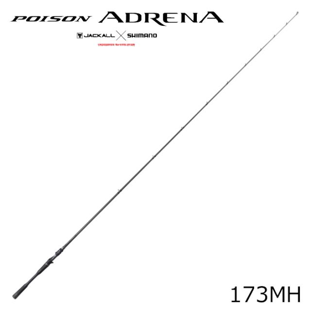 シマノ 24ポイズンアドレナ173MH 24 ポイズンアドレナ 173MHJACKALL×SHIMANO POISON ADRENA バスロッド[271006シマノ] 返品種別A