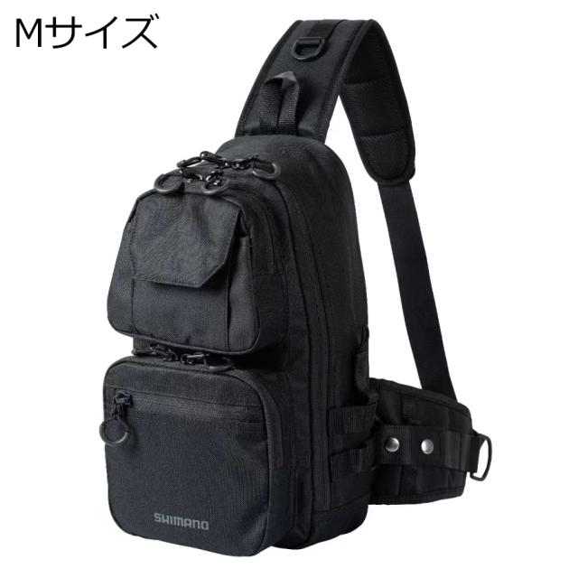 シマノ タフスリングM(ブラック) タフスリング Mサイズ (ブラック)SHIMANO タックルバッグ スリングバッグ[839152シマノ] 返品種別A