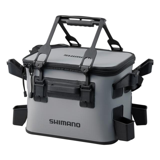 シマノ ロッドレスト タックルバッグ (レスト4/ハードタイプ) 22L グレー ロッドレストタックルバッグ レスト4 22L(グレー)返品種別A