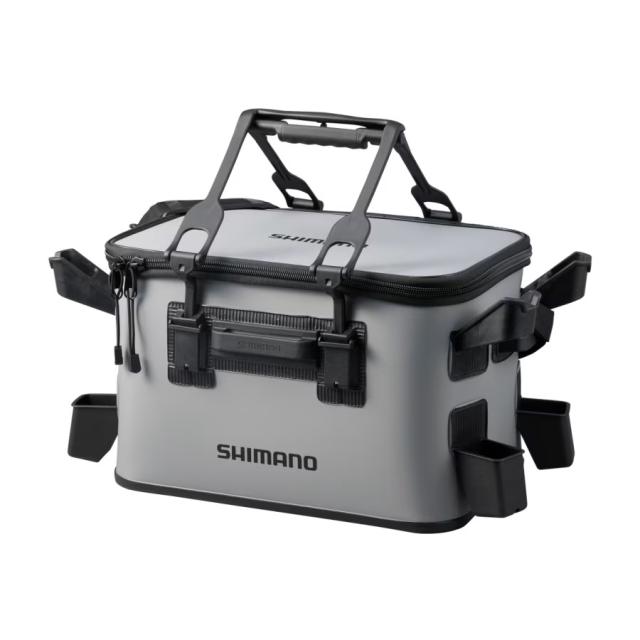 シマノ ロッドレスト タックルバッグ (レスト4/ハードタイプ) 27L グレー ロッドレストタックルバッグ レスト4 27L(グレー)返品種別A