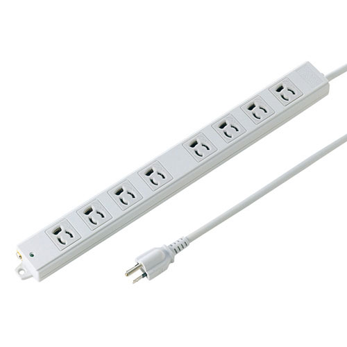 サンワサプライ TAP-KE8-5 工事物件タップ（3P・8個口・5m)SANWA SUPPLY[TAPKE85] 返品種別A