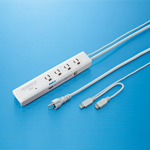 サンワサプライ TAP-RE9SPUN 高性能雷連動タップ 4個口[TAPRE9SPUN] 返品種別A