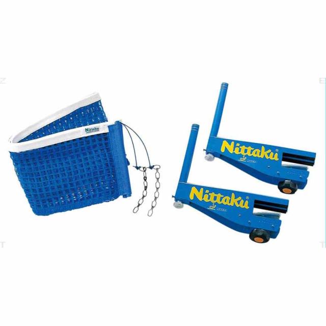 ニッタク NT-NT3404-09 卓球台用ネット（ブルー）Nittaku I．N．サポート＆ネットセット[NTNT340409] 返品種別A