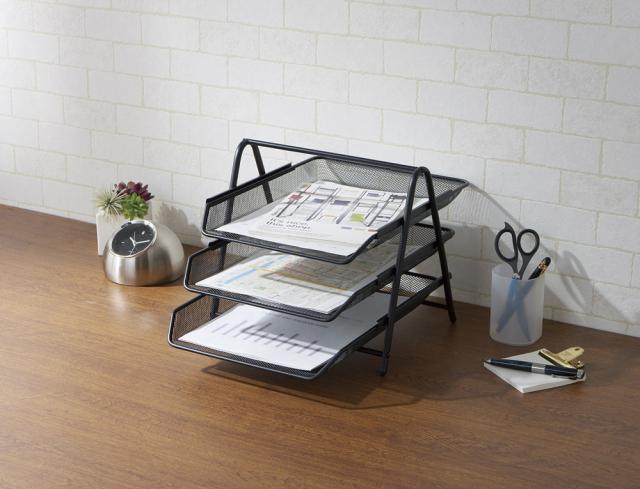 パール金属 N-7585(パ-ル) ファイルトレー3段 (ブラック)[N7585パル] 返品種別Aの通販はau PAY マーケット ...