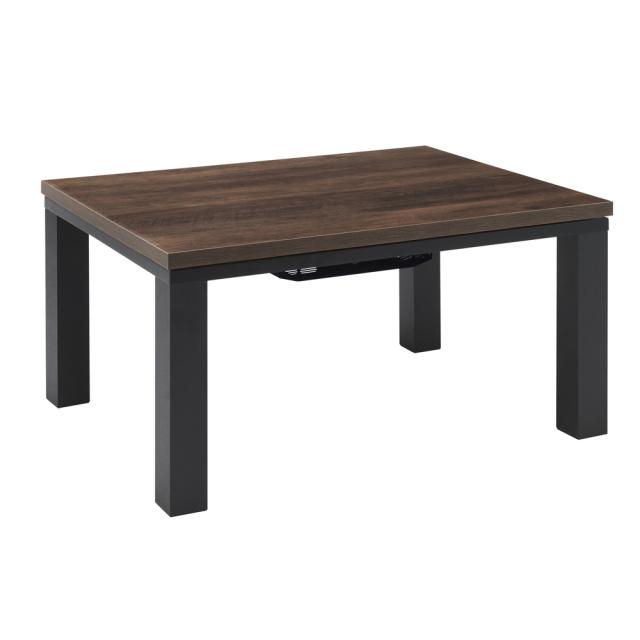 ユアサ YLW-860D-MBK リビングコタツ（80×60cm）【暖房器具】YUASA[YLW860DMBK] 返品種別A