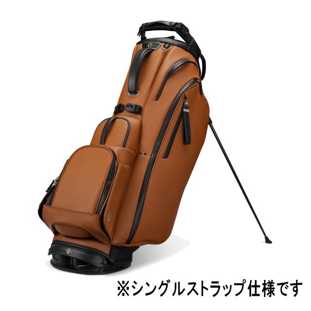 ベゼル VSL-PLY5.0PRO-HRTG-S PLAYER 5.0 Stand PRO キャディバッグ シングルストラップ（Heritage Brown・9.5型・47インチクラブ対応）VESSEL GOLF[VSLPLY50PROHRTGS] 返品種別A
