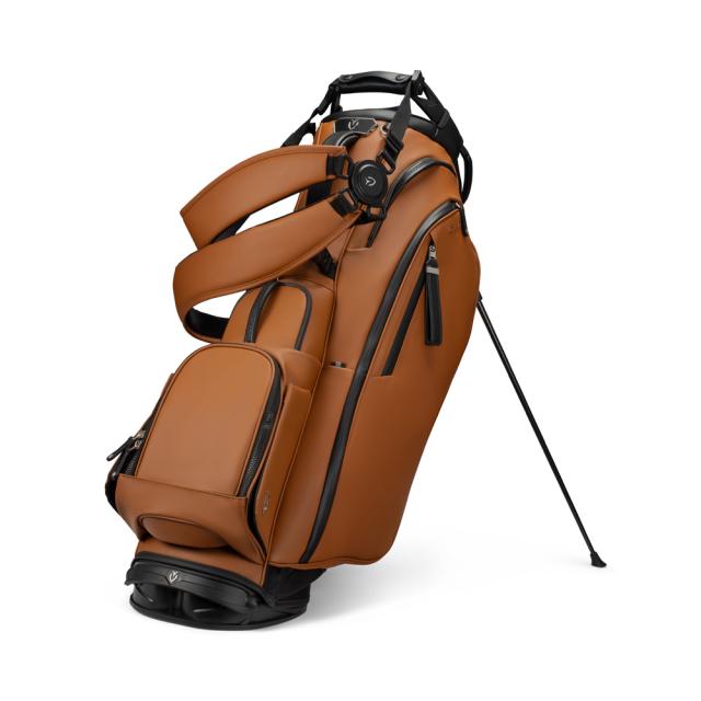 ベゼル VSL-PLY5.0PRO-HRTG-W PLAYER 5.0 Stand PRO キャディバッグ ダブルストラップ（Heritage Brown・9.5型・47インチクラブ対応）VESSEL GOLF[VSLPLY50PROHRTGW] 返品種別A