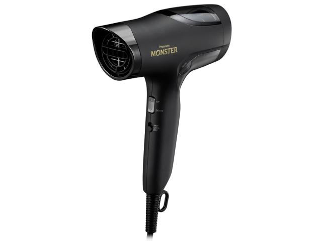 コイズミ ヘアードライヤー（ブラック） KOIZUMI　ダブルファンドライヤー　MONSTER(モンスター)【KHD-W995同等品】 KHD-W990/K返品種別A