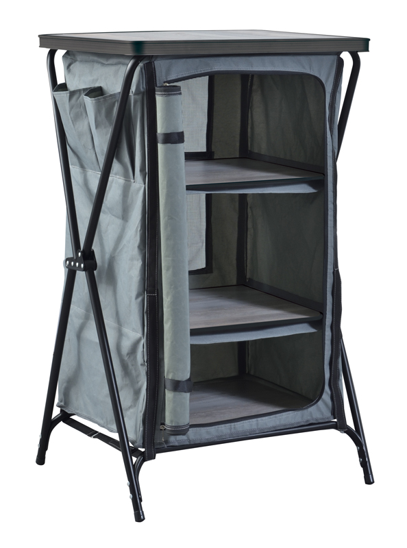 東谷 OLC-627GY フォールディングキャビネット3段(グレイ)[OLC627GY] 返品種別A