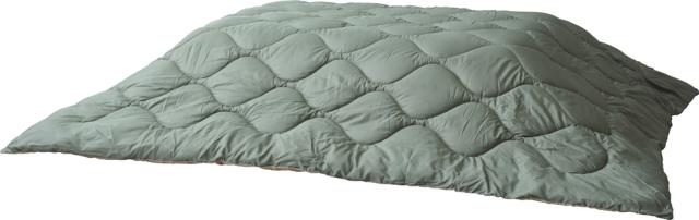 東谷 KK-168A コタツ布団 長方形（190×230cm） グリーン/ベージュ【暖房器具】AZUMAYA[KK168A] 返品種別A