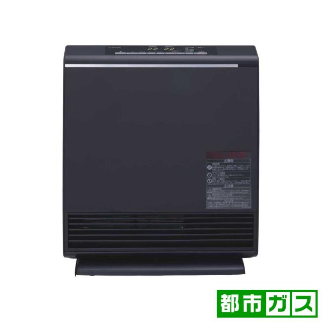 大阪ガス ガスファンヒーター（都市ガス13A用　木造11畳/コンクリート15畳　マットブラック） 140-6213-40B-13A返品種別A