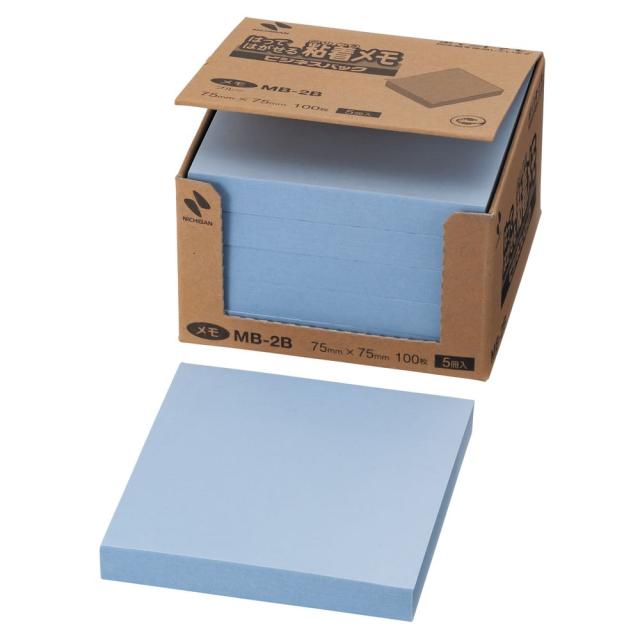 ニチバン MB-2B ポイントメモ 再生紙シリーズ ビジネスパック 100枚×5冊入（ブルー）[MB2B] 返品種別Aの通販はau PAY ...