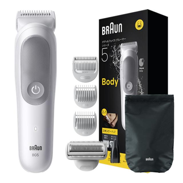 ブラウン BG5550 ボディグルーマー(ライトグレー)BRAUN ボディ＆フェイスグルーマー　Series5（シリーズ5）[BG5550] 返品種別A