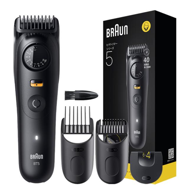ブラウン BT5520 ヒゲトリマー(マットブラック)BRAUN　ヒゲトリマー　Series5（シリーズ5）[BT5520] 返品種別A