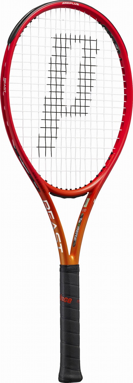 prince（プリンス） 硬式テニス用ラケット BEAST O3 100 300g（フレームのみ・ファイヤーレッド・サイズ：2） DIW-7TJ205-2返品種別A