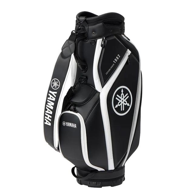 ヤマハ Y26CBMBKW ミドルサイズ キャディバッグ（ブラック×ホワイト・9.5型・47インチ対応）YAMAHA Y26CBM[Y26CBMBKW] 返品種別A